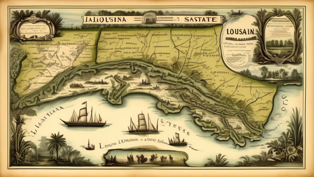 Navigating the Bayou State: A Comprehensive Map of Louisiana ...