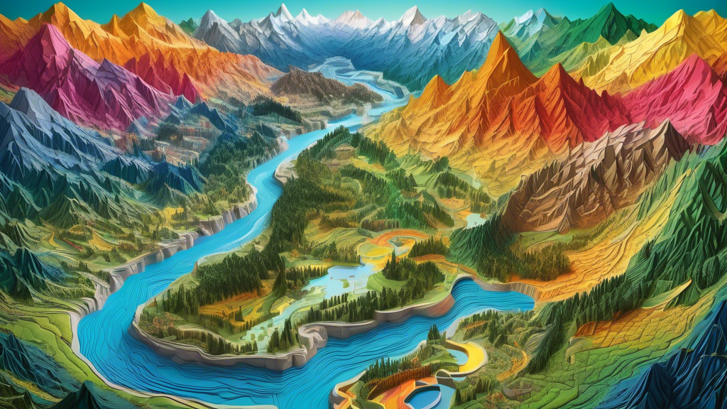 Raised Relief Maps: Bringing Landscapes to Life – RaisedRelief.com