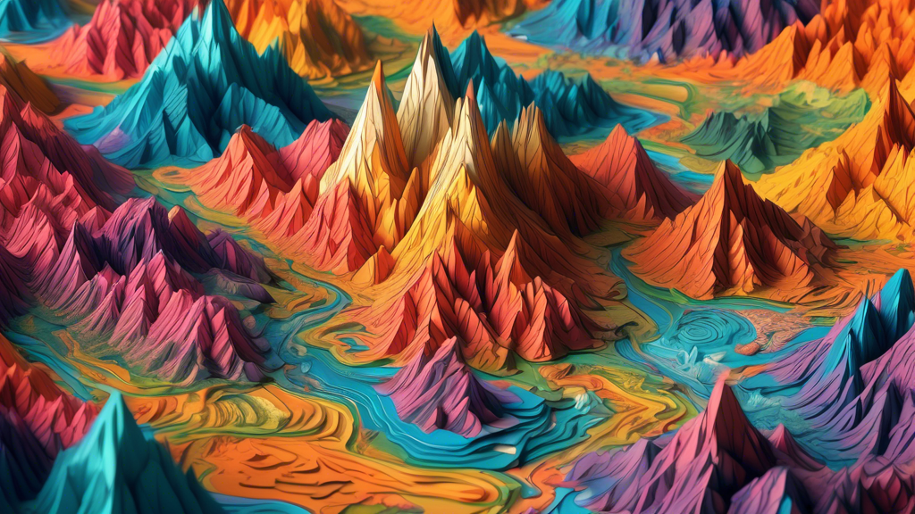 Title: The Fascinating World of Exaggerated Relief Maps – RaisedRelief.com