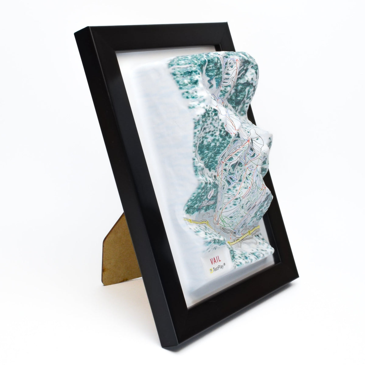 TestPlayNA Vail Ski Resort 3D Map, Rocky Mountains – RaisedRelief.com