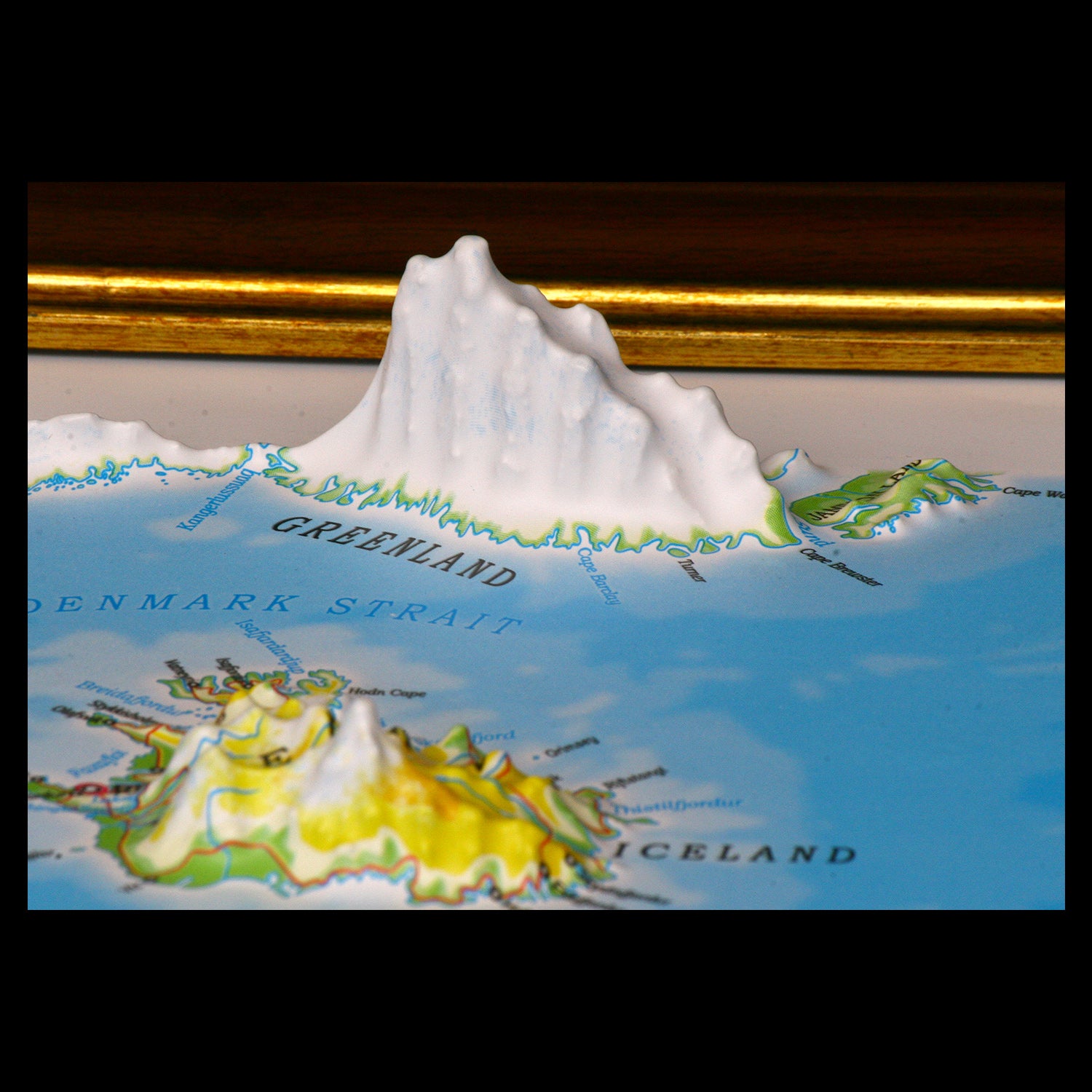 Europe Three-Dimensional 3D Raised Relief Map – RaisedRelief.com