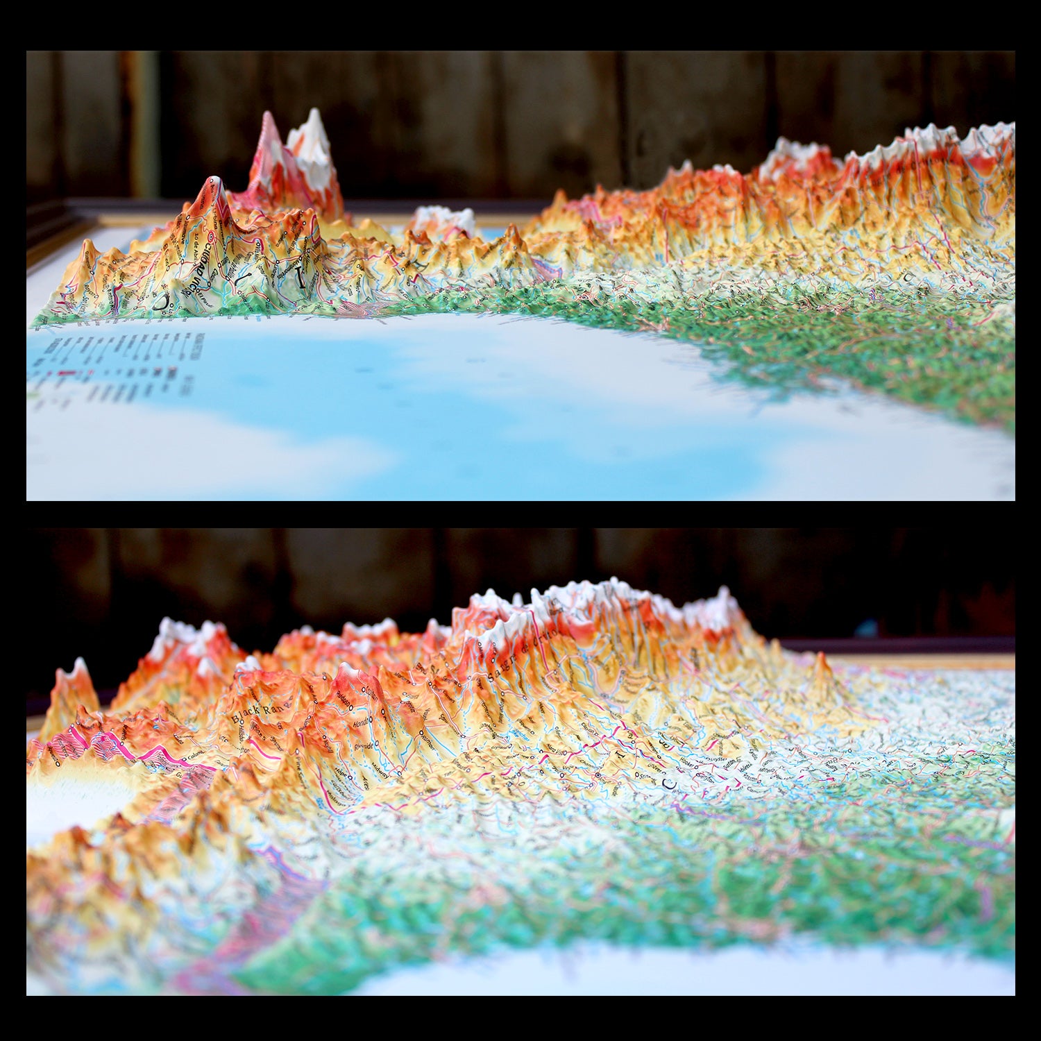 United States Three-Dimensional 3D Raised Relief Map – RaisedRelief.com