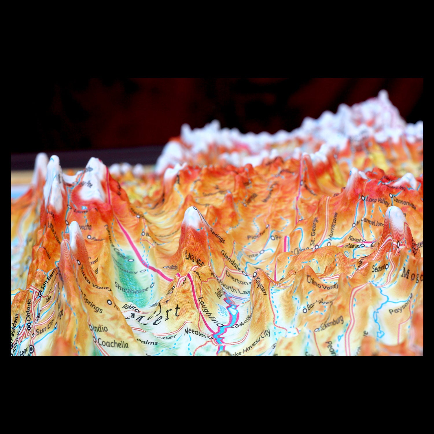 United States Three-Dimensional 3D Raised Relief Map – RaisedRelief.com