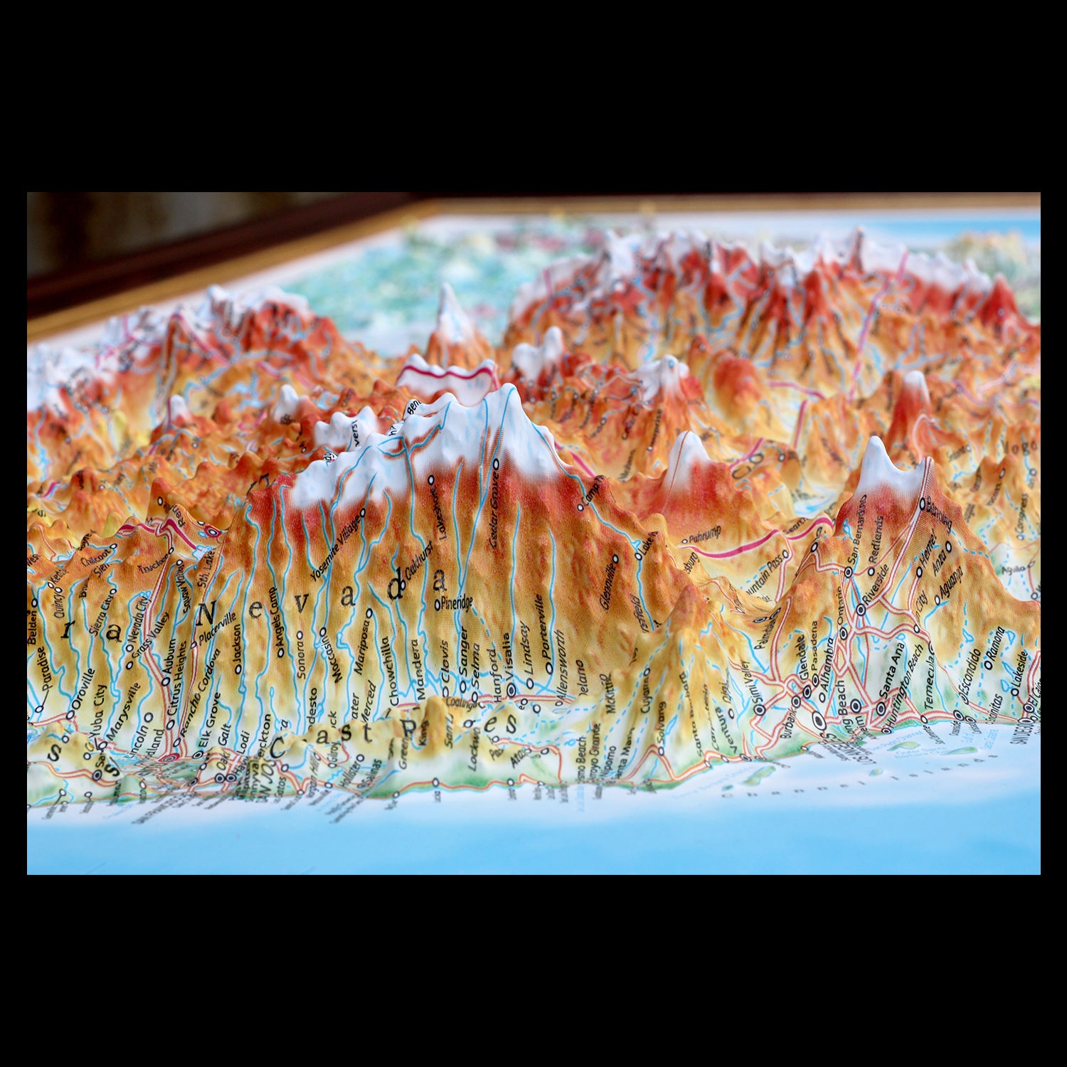 United States Three-Dimensional 3D Raised Relief Map – RaisedRelief.com