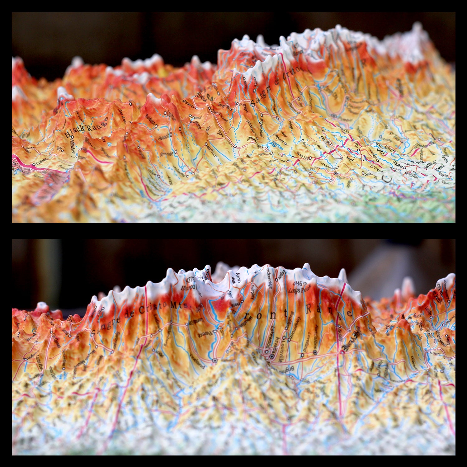 United States Three-Dimensional 3D Raised Relief Map – RaisedRelief.com