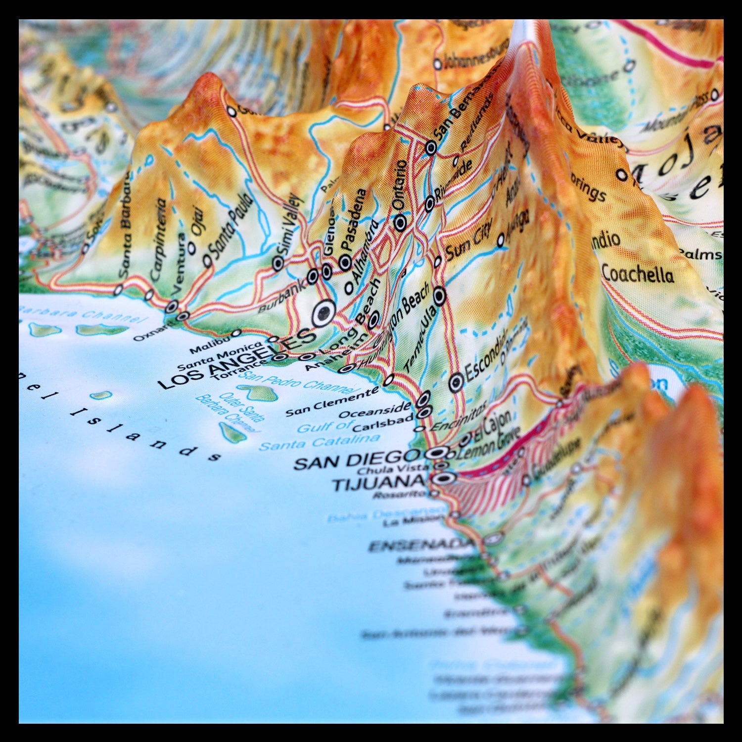 United States Three-Dimensional 3D Raised Relief Map – RaisedRelief.com