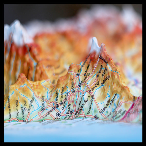 United States Three-Dimensional 3D Raised Relief Map – RaisedRelief.com