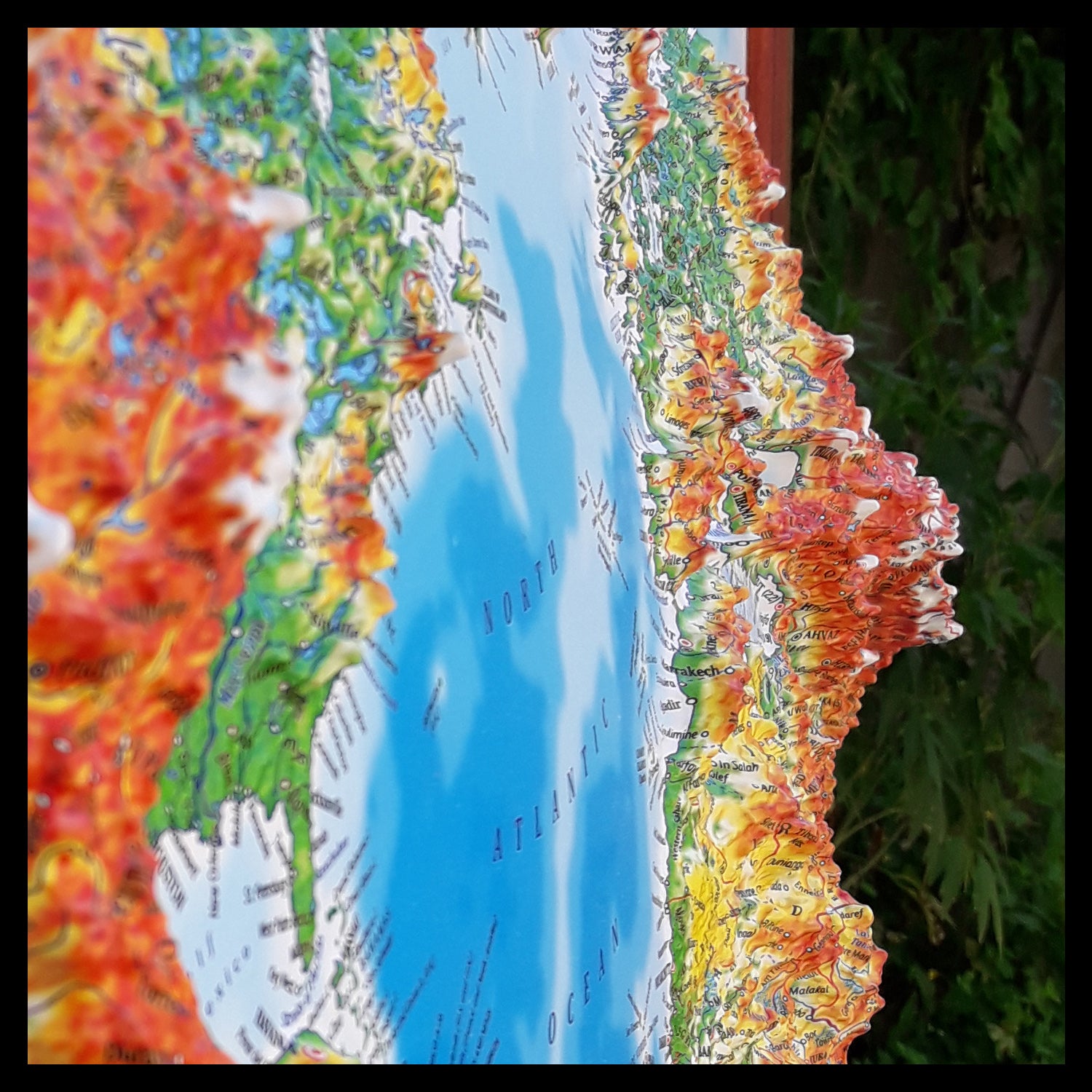 World Three-Dimensional 3D Raised Relief Map – RaisedRelief.com