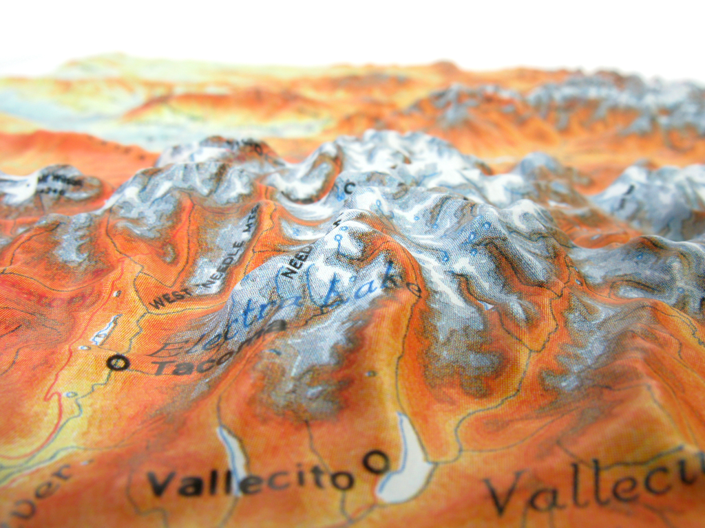 Colorado Raised Relief 3D map – RaisedRelief.com