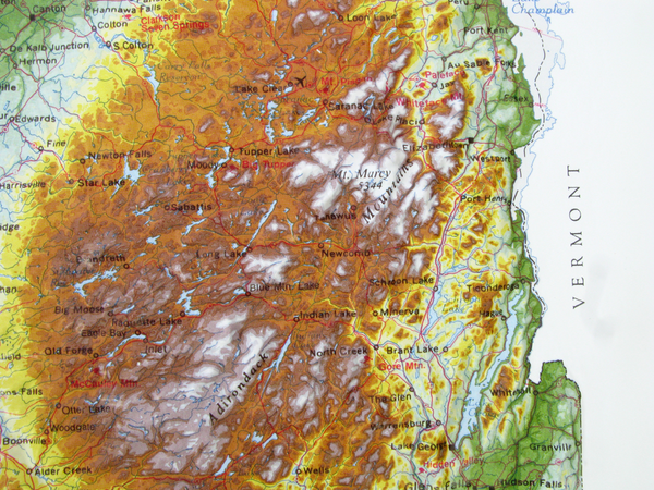 New York Raised Relief 3D map – RaisedRelief.com