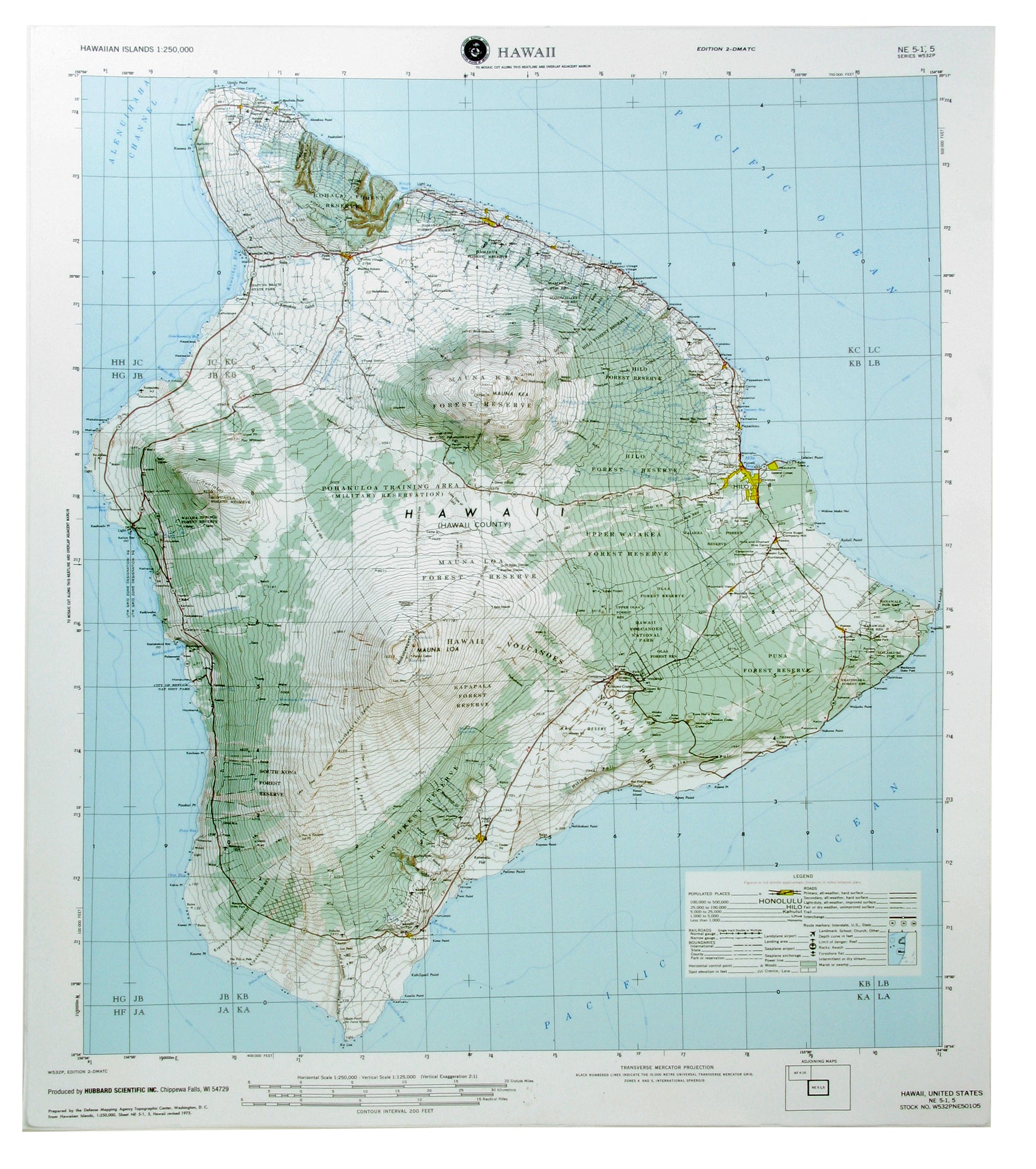 Hilo USGS Regional Raised Relief 3D map – RaisedRelief.com