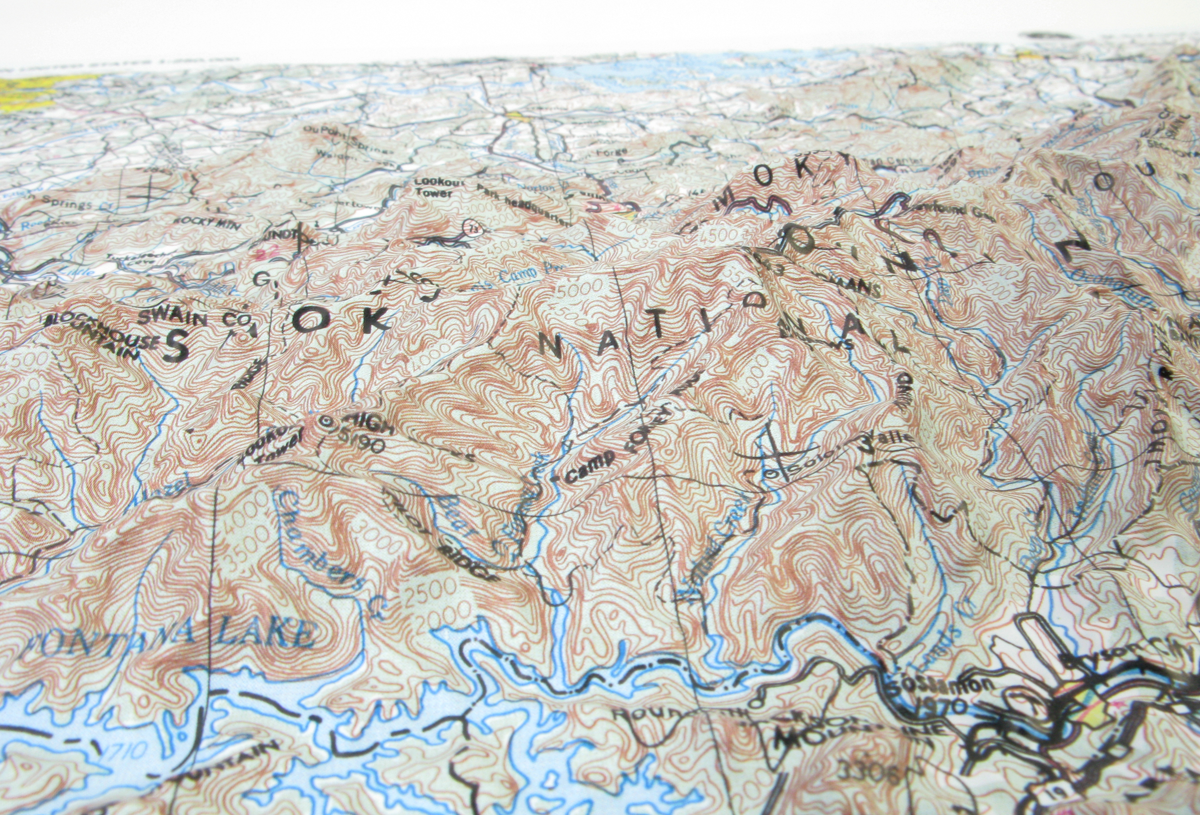 Knoxville USGS Regional Raised Relief 3D map – RaisedRelief.com