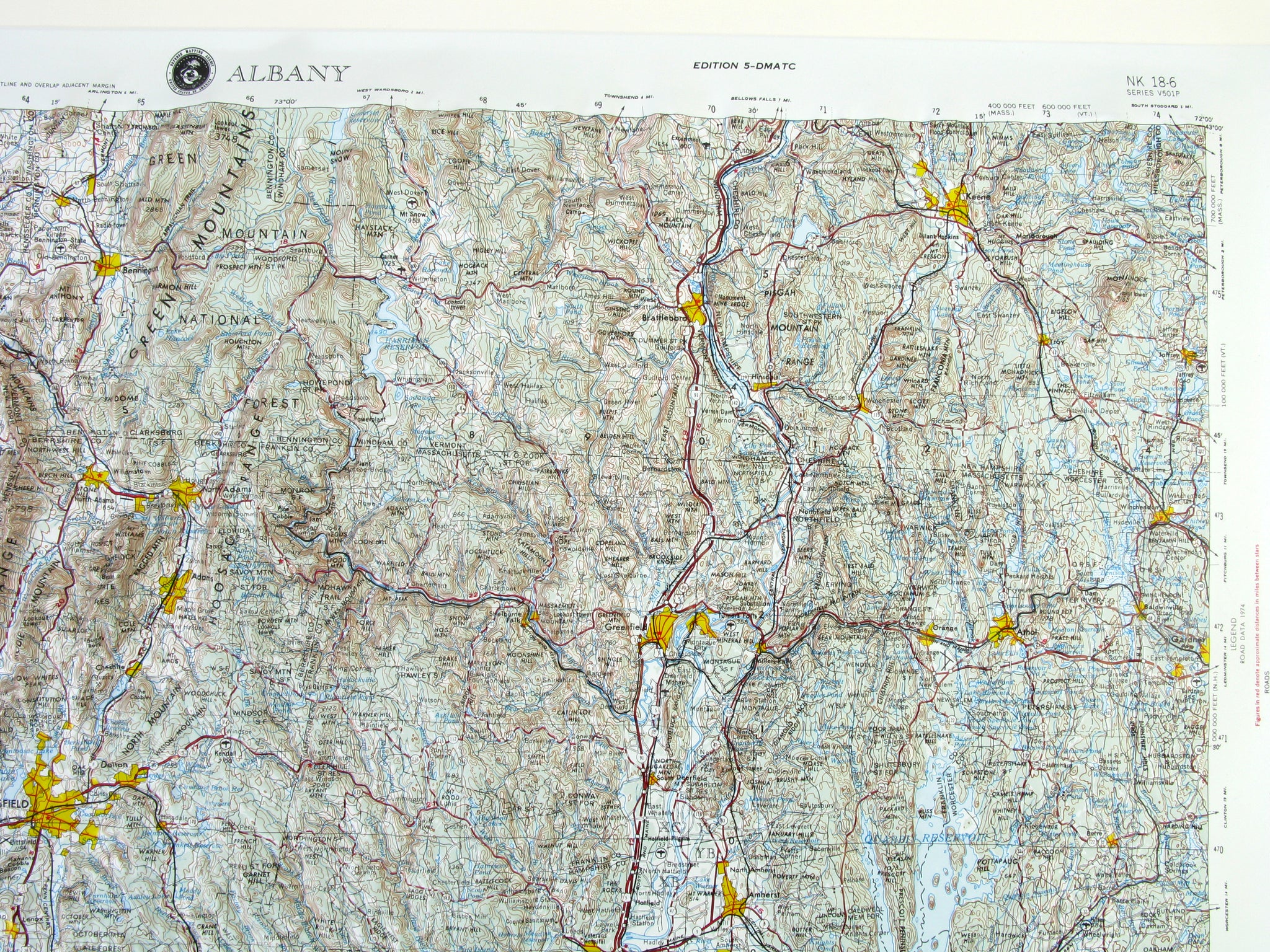 Albany USGS Regional Raised Relief 3D map – RaisedRelief.com