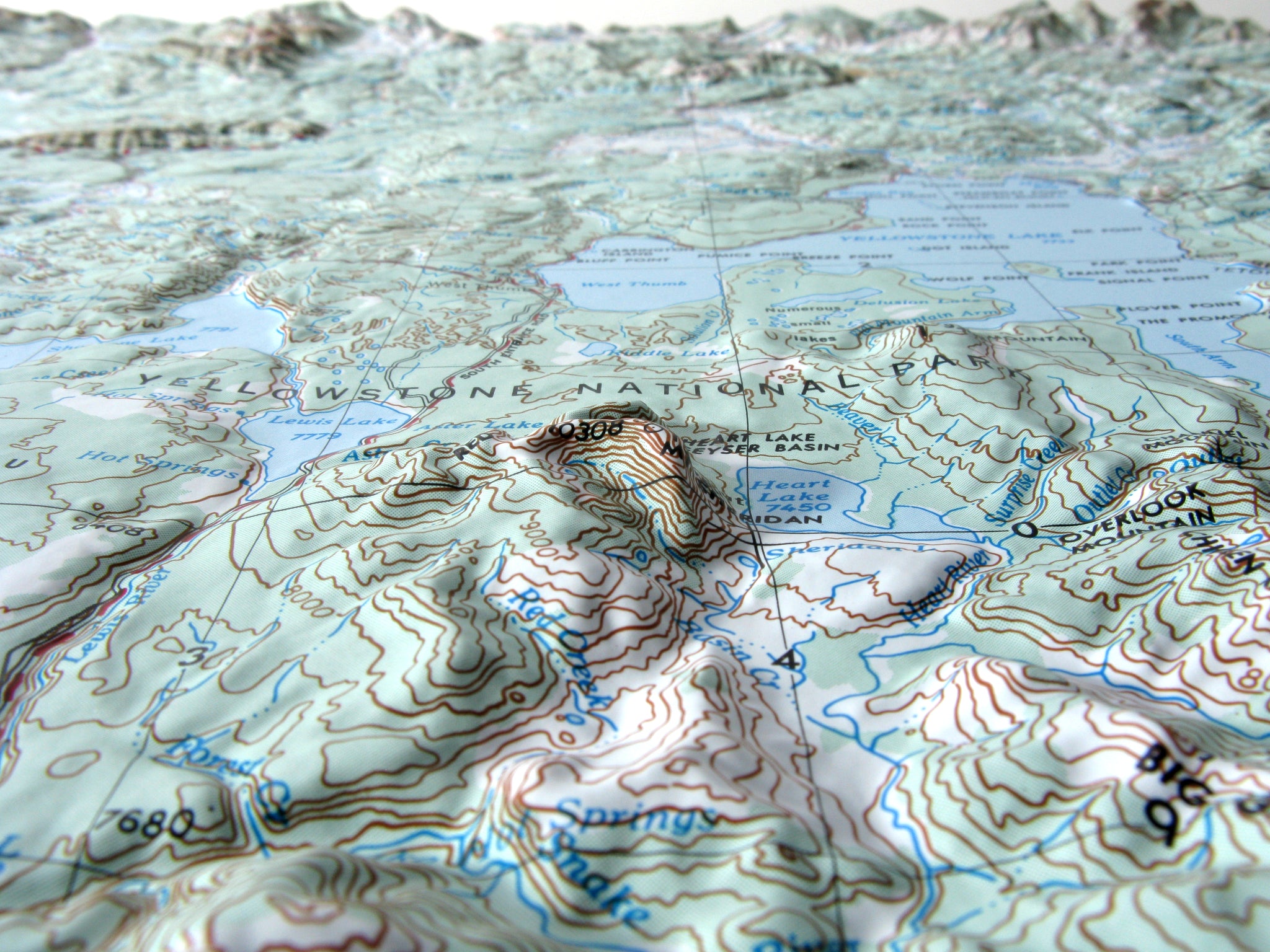 Ashton USGS Regional Raised Relief 3D map – RaisedRelief.com