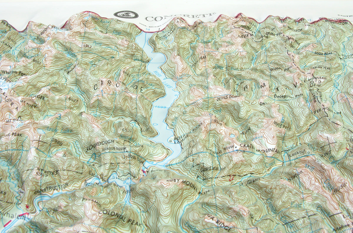 Concrete USGS Regional Raised Relief 3D map – RaisedRelief.com