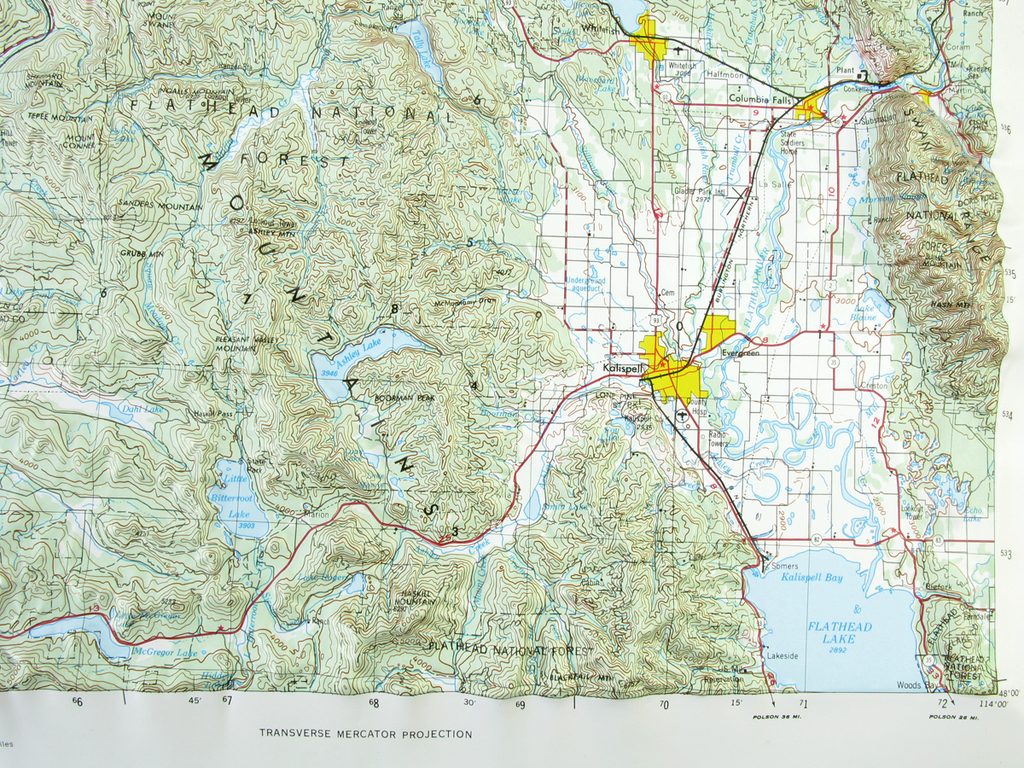 Kalispell USGS Regional Raised Relief 3D map – RaisedRelief.com
